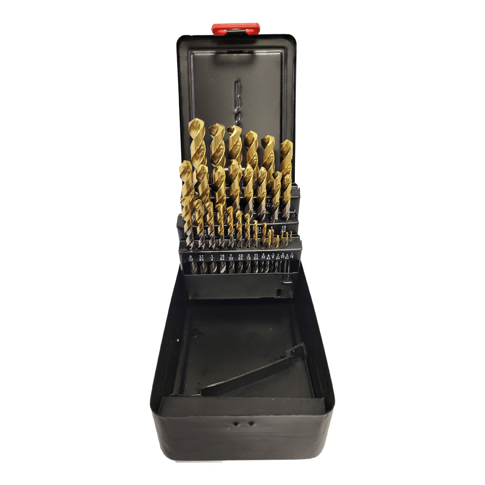 HSS TiN Head Precision Drill Bit Set - Imperial - 29 Pieces | Wurth USA