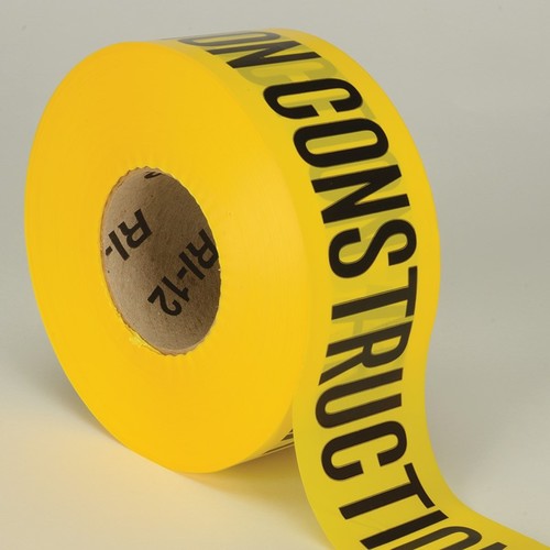 3 Mil Yellow Barrier Tape 3 Inches x 1,000 Feet Caution Construction Area | Wurth USA