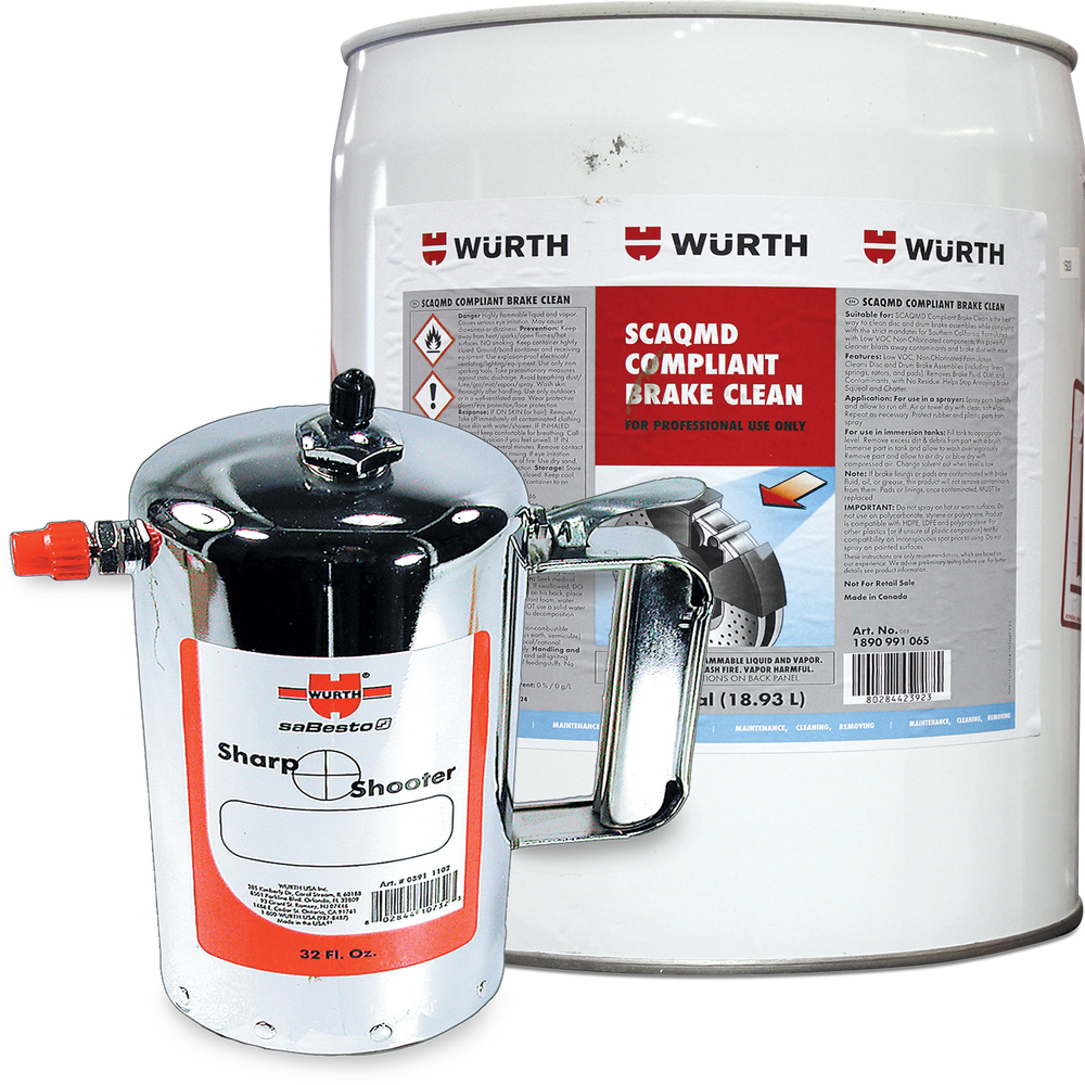 Brake Cleaner ZERO VOC with Sharp Shooter | Wurth USA