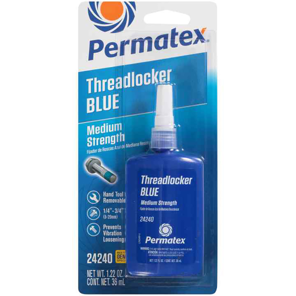 Permatex Medium Strength Threadlocker Blue, 36ml | Wurth USA