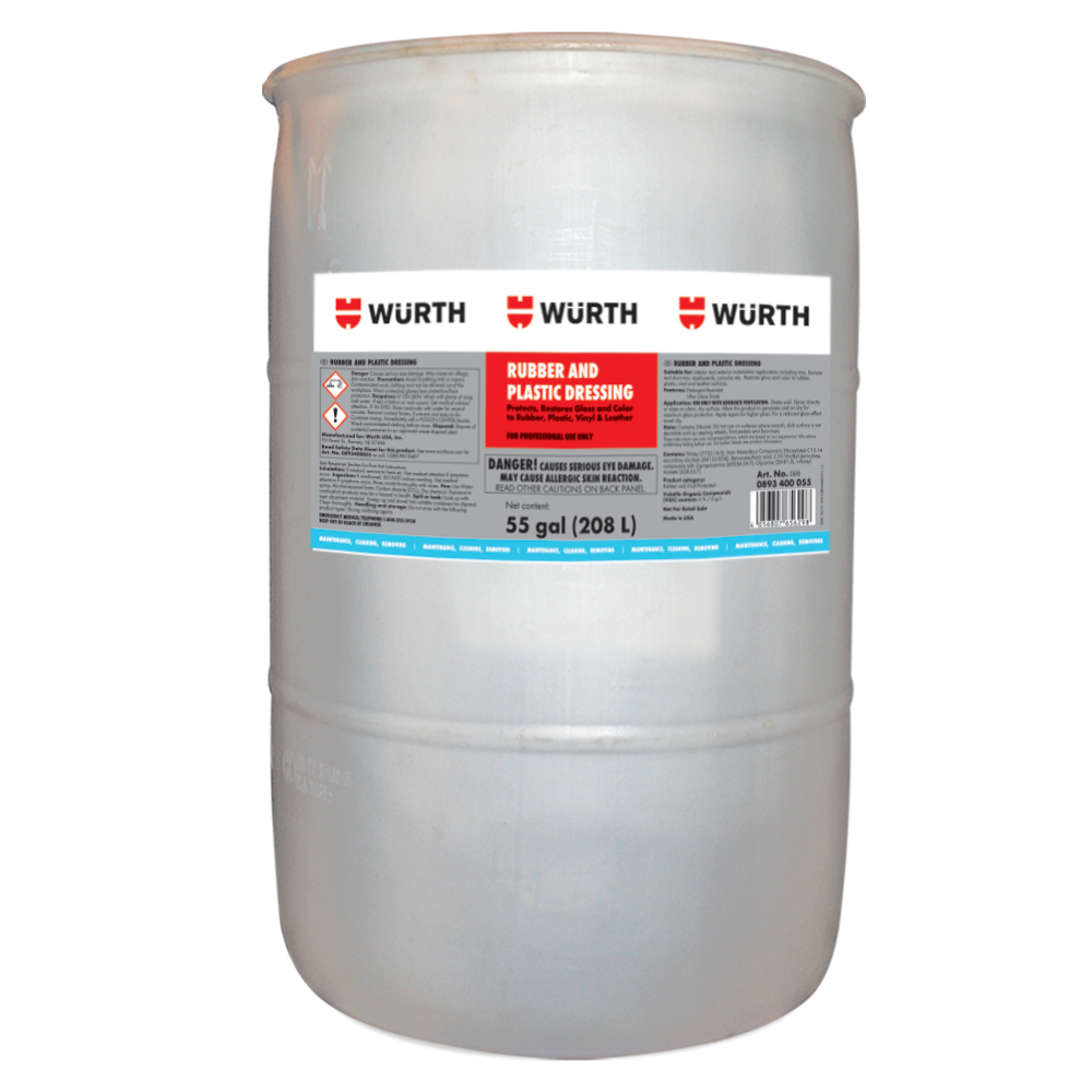 Rubber and Plastic Dressing - 55 Gallons | Wurth USA
