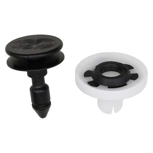 Chevy Black Nylon Pin with Nylon Grommet | Wurth USA