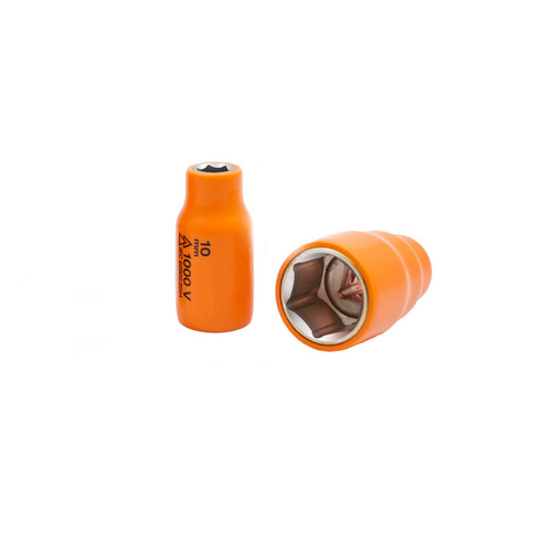 Insulated Socket Wrench - 3/8 Inch Drive - Metric - Hexagon - 6 Point ...