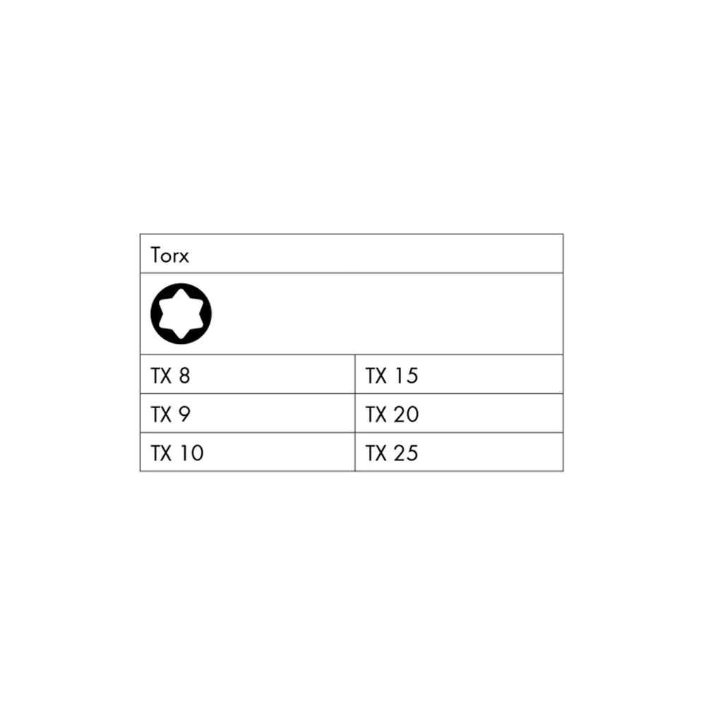 VDE Screwdriver Set - Torx - 6 Pieces | Wurth USA