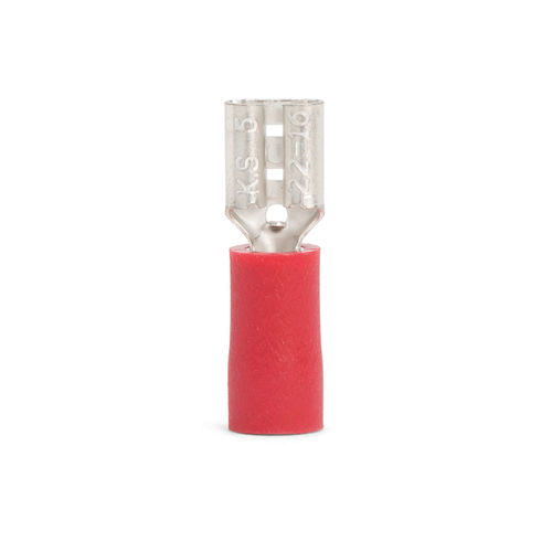 Female Spade Connector Red Medium 3/16 | Vinyl | Insulated Electrical ...
