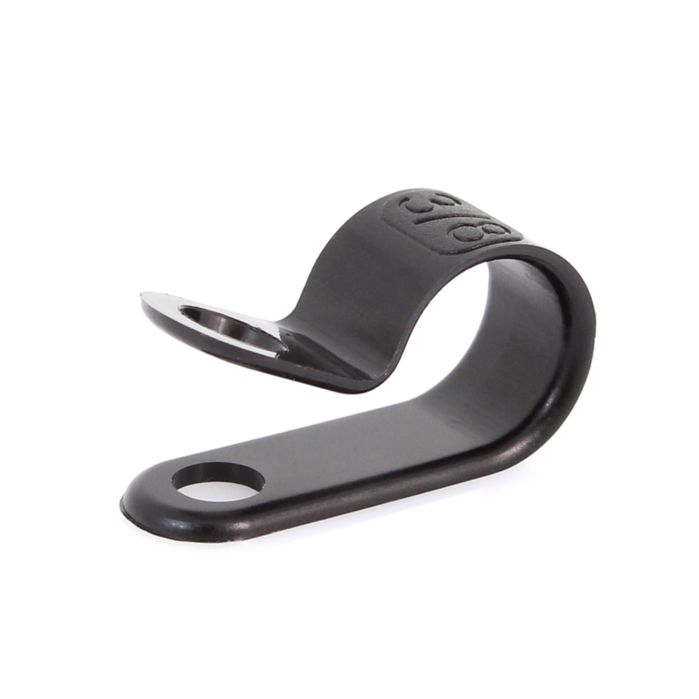 3/8 Nylon Cable Clamp, 3/8 Wide, Black | Wurth USA