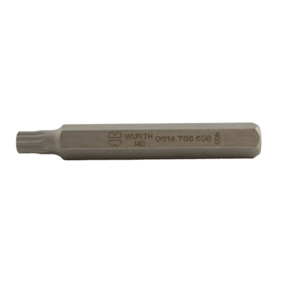Triple Square Bit (12 Point) M8, 1/4 Inch Drive, 75mm Length | 12-Point ...