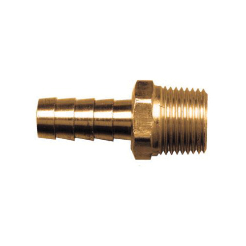 Brass Hose Barb - 3/8 Inch Hose Inner Diameter (HID) x 1/4 Inch Male ...