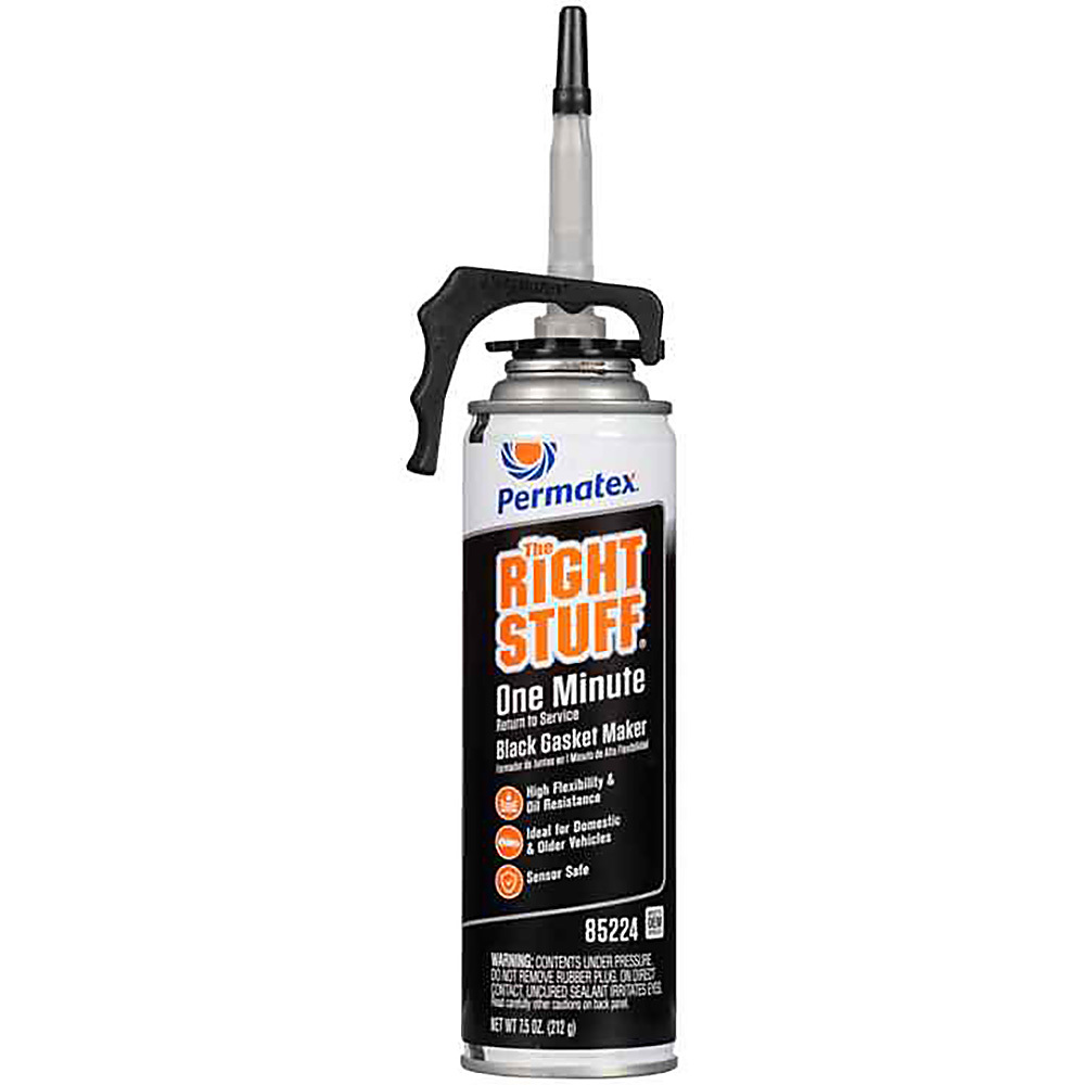 Permatex The Right Stuff Black 1 Minute Gasket Maker 7oz Sensor Safe