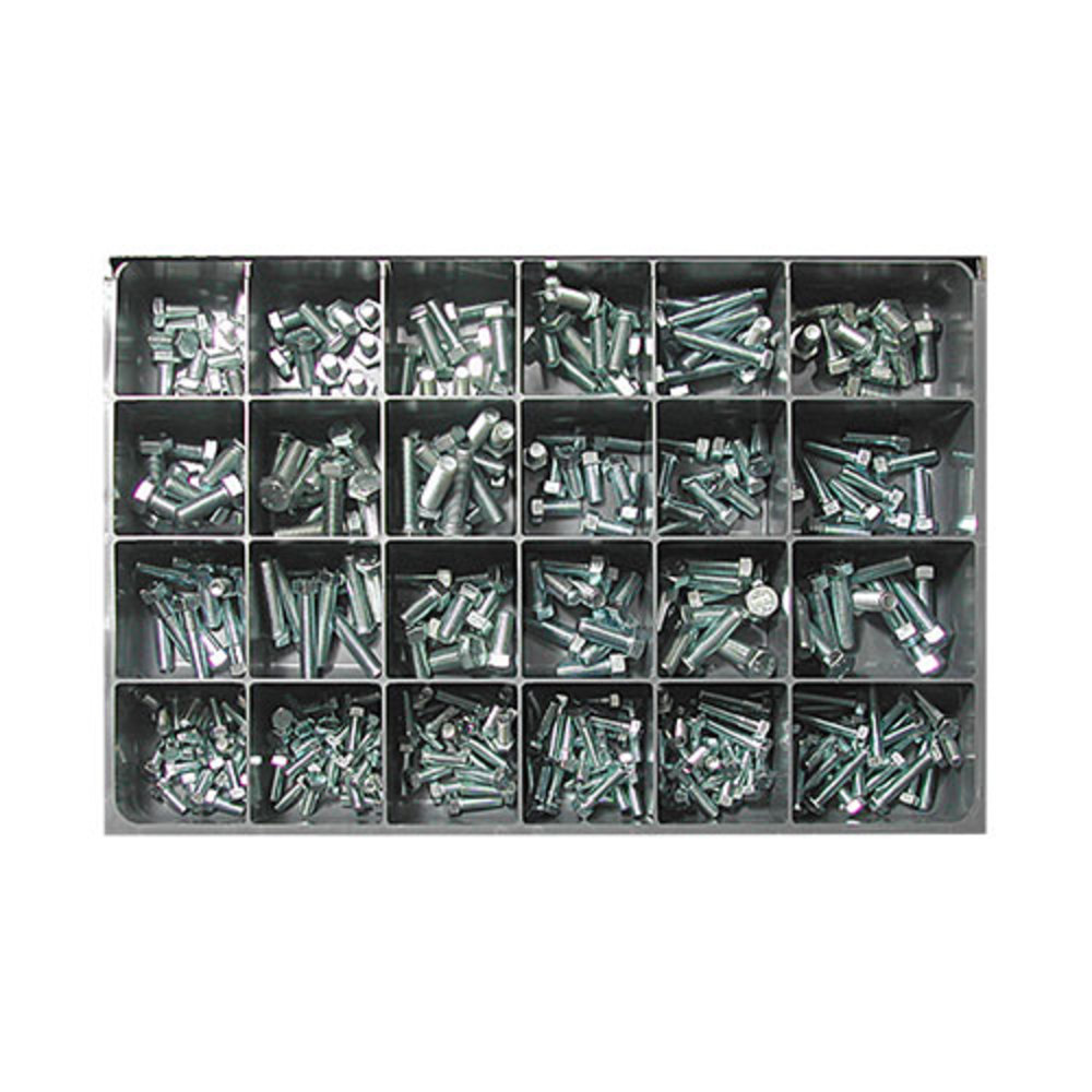 "Euro, ISO Metric Hex Bolts Assortment 330 Pcs" | Wurth USA