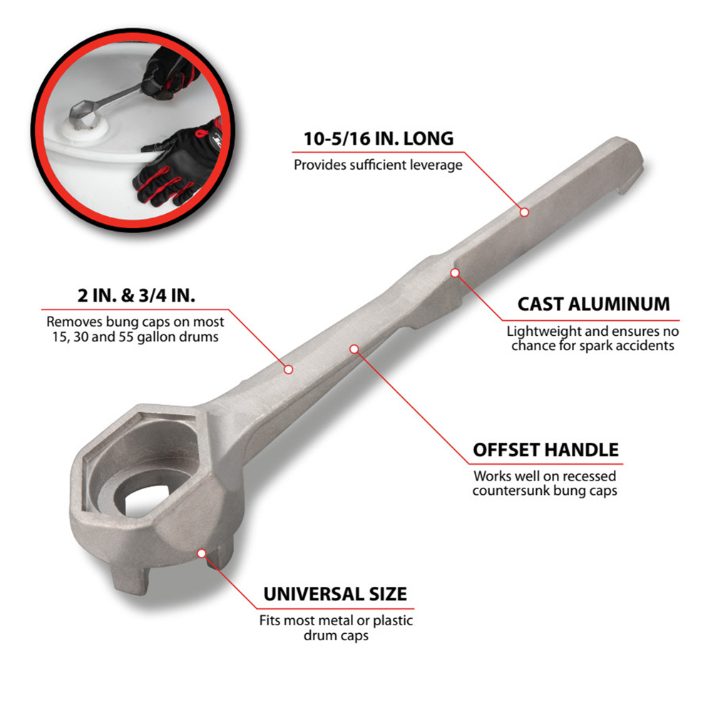 Aluminum Bung Wrench | Wurth USA