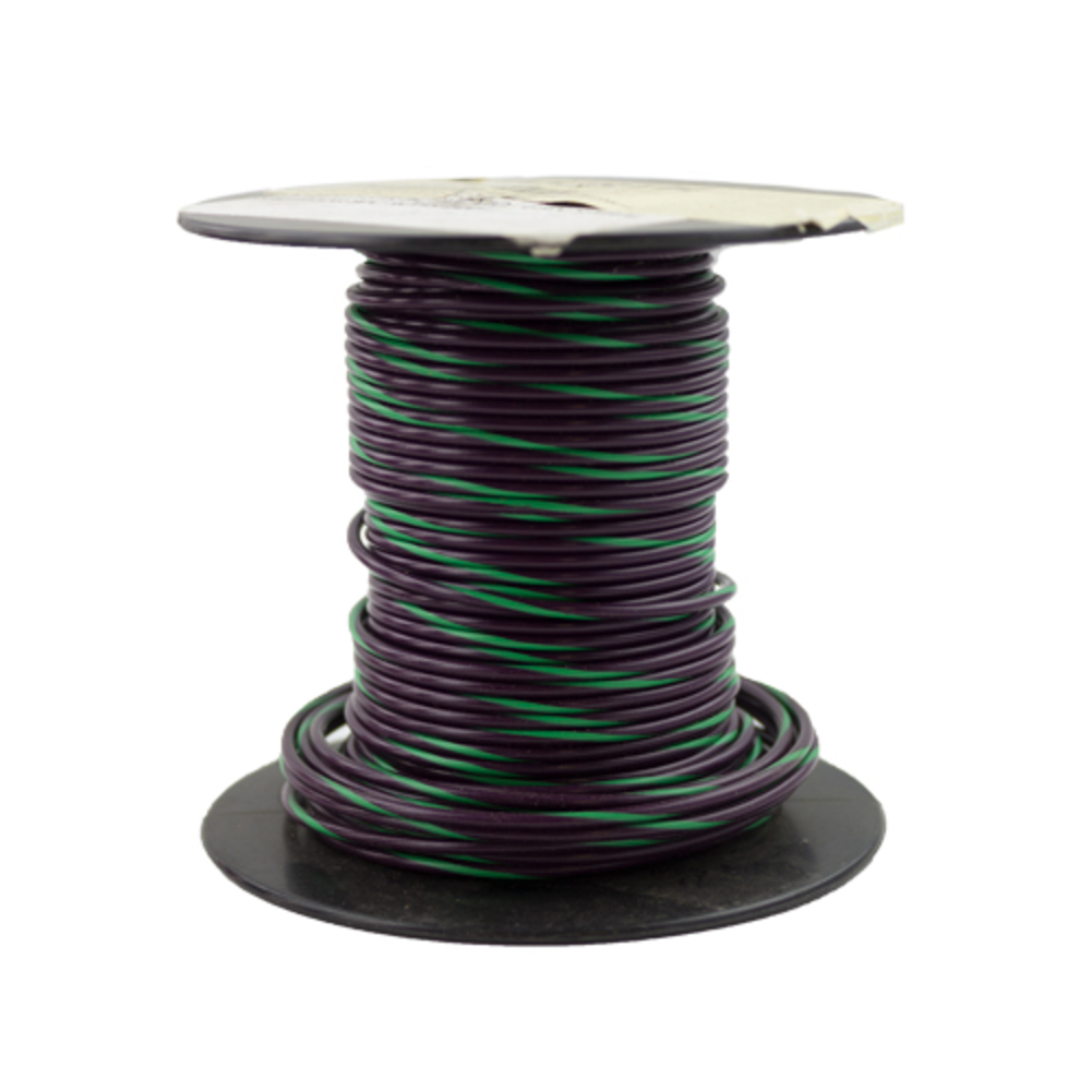 Trace Wire 22 Gauge Violet/Green 100 Ft | Wurth USA