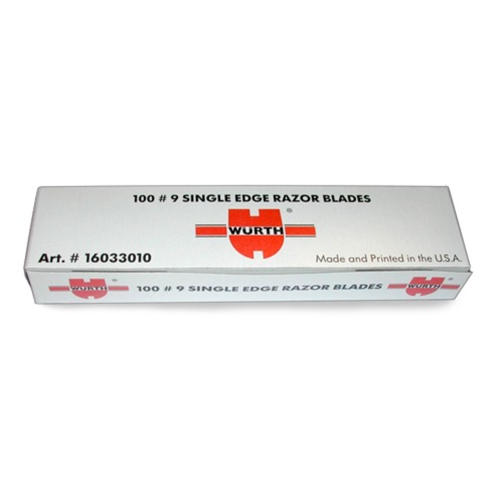 Razor Blades - Plastic 100 Pack | Wurth USA