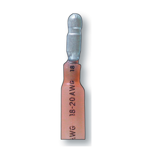 Red Crimp and Seal Bullet Connector Male 18-20 | Wurth USA