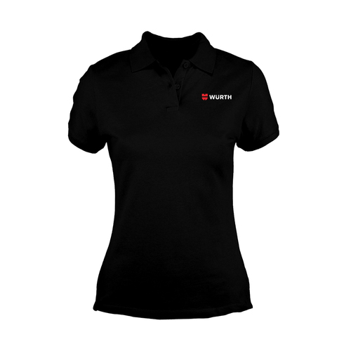 Wurth Lady Polo Shirt Black Small | Wurth USA