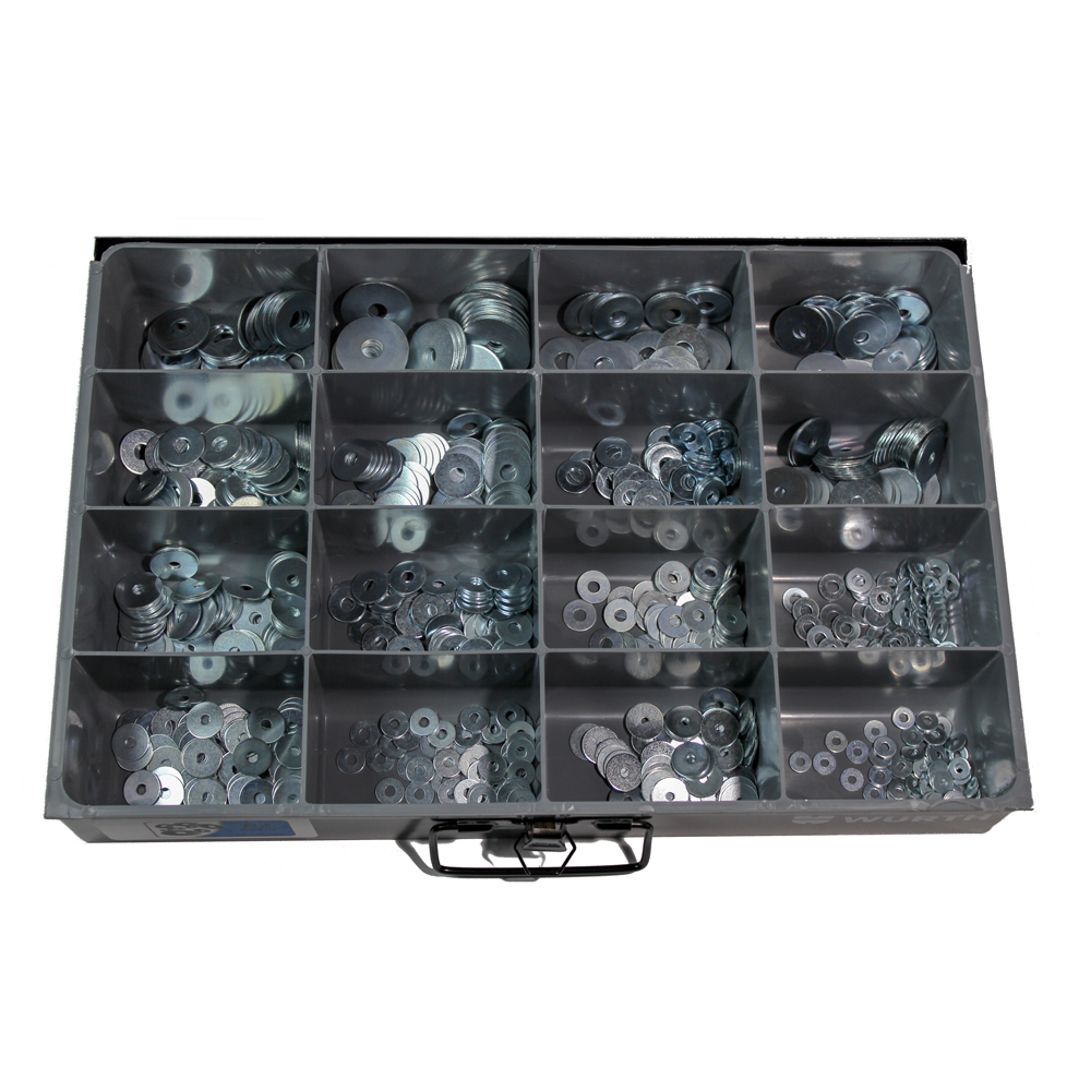 Fender Washer Assortment 740 Pcs | Wurth USA