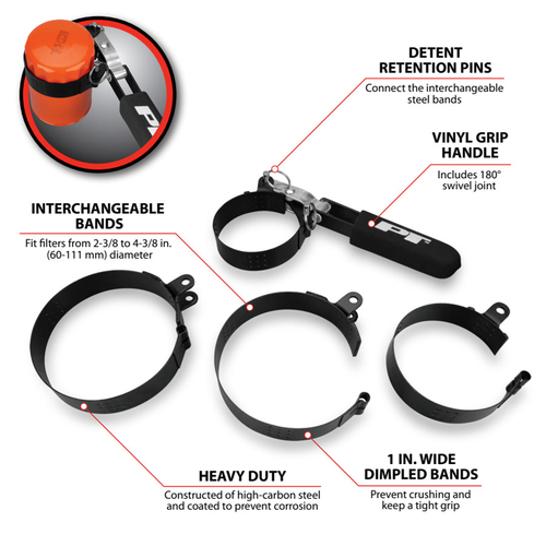 Oil Filter Wrench Set, 4-In-1 | Wurth USA