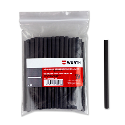 Heat Shrink Tubing - 3/16 Inch - 4 Inch Strips | Shrink Tubing ...