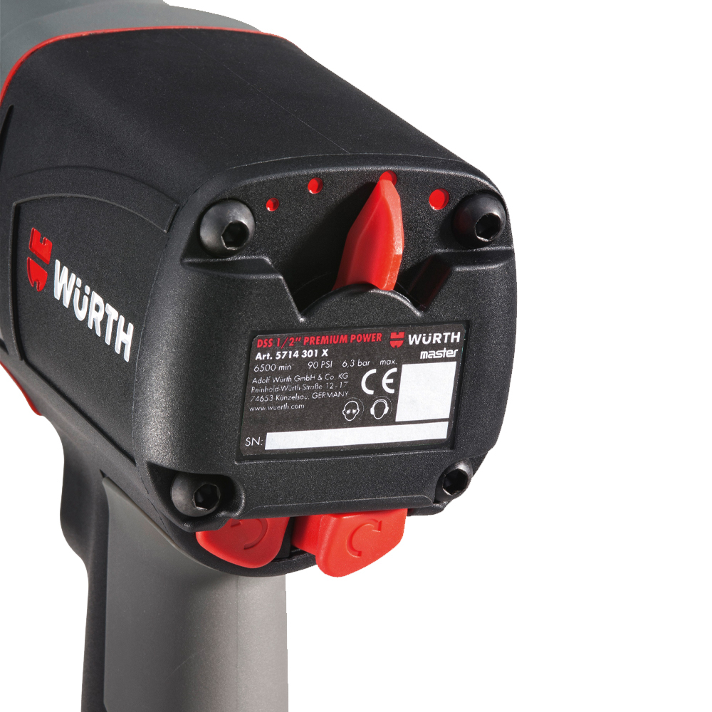 Pneumatic Impact Gun DSS 1/2 Inch Premium Power | Wurth USA