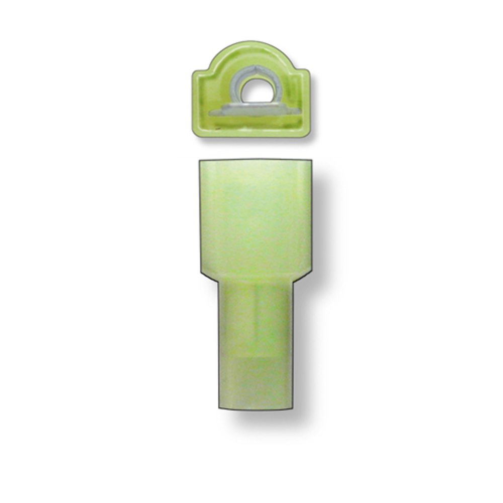 Yellow Male Spade Fully-Insulated | Nylon | Insulated Electrical ...