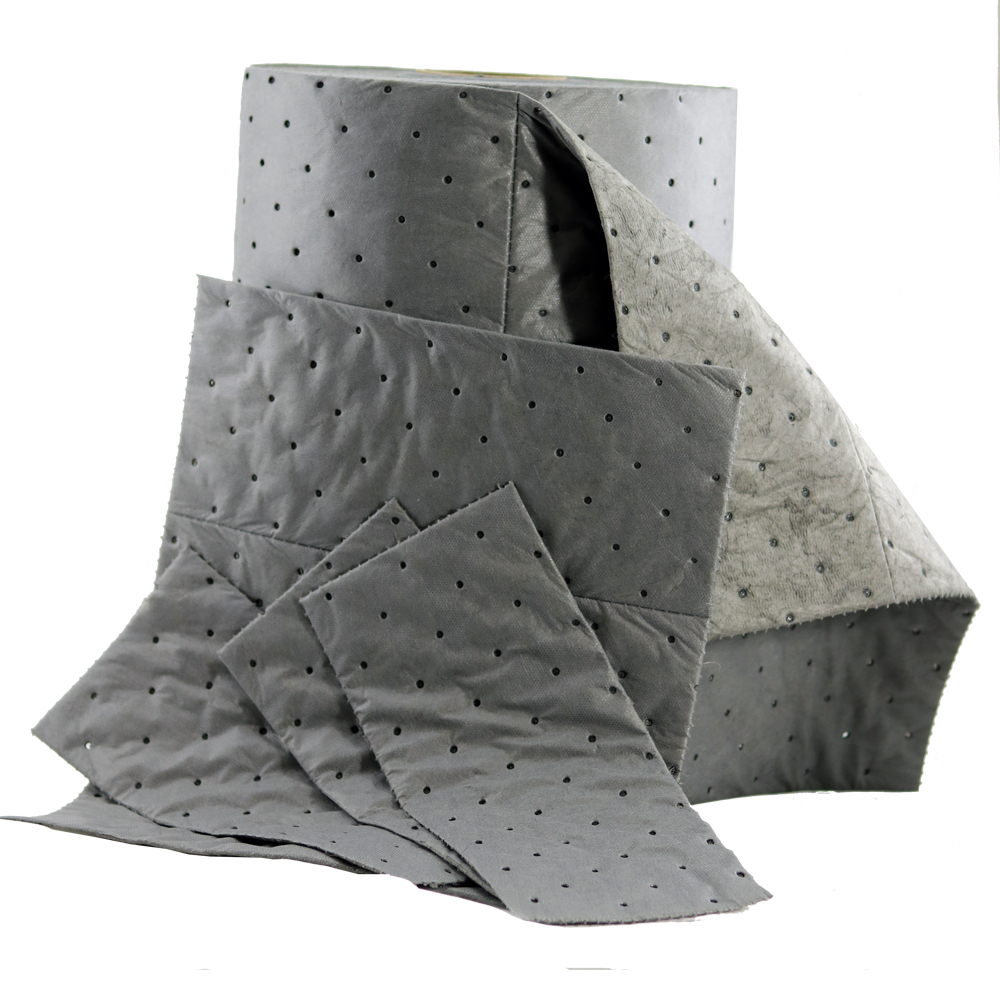 Universal Absorbent Pads - Medium Weight - Perforated - Gray - 15 Inch ...