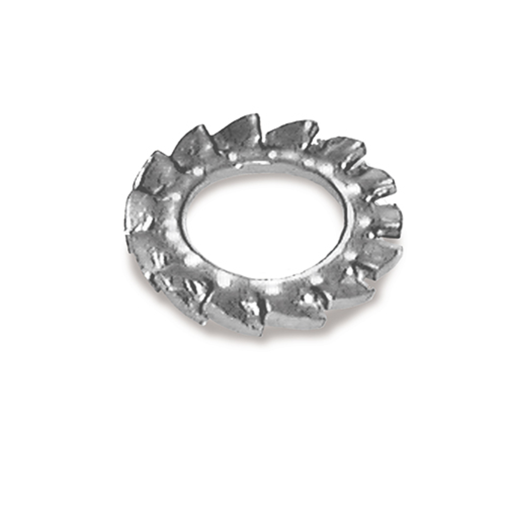 External Serrated Washer 10M Zinc | Serrated Washers - External ...