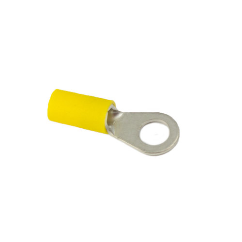 Ring Terminal 6MM Yellow Gauge 12-10 | Vinyl | Insulated Electrical ...