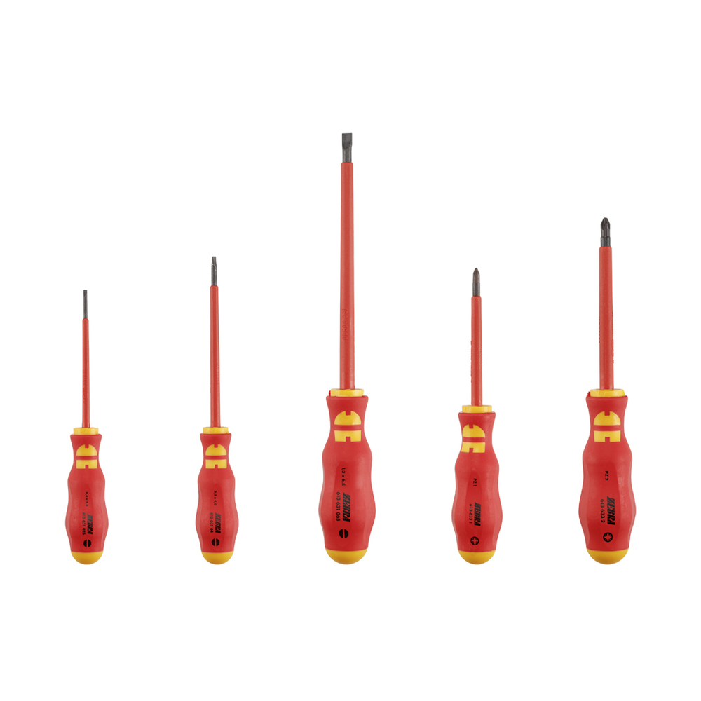 VDE Screwdriver Set - Slotted / Phillips Head - 5 Pieces | Wurth USA