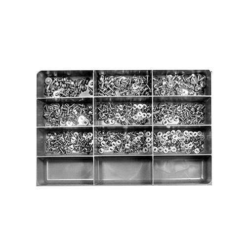 Self-Tapping Slotted Hex Screw With Fixed Washer Assortment 425 Pcs ...