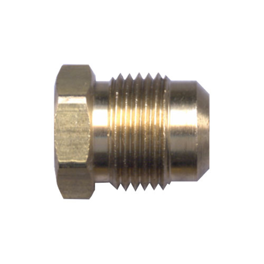 Brass SAE - 45-Degree Flare Sealing Plug - 1/4 Inch Tube | Sealing Plug ...