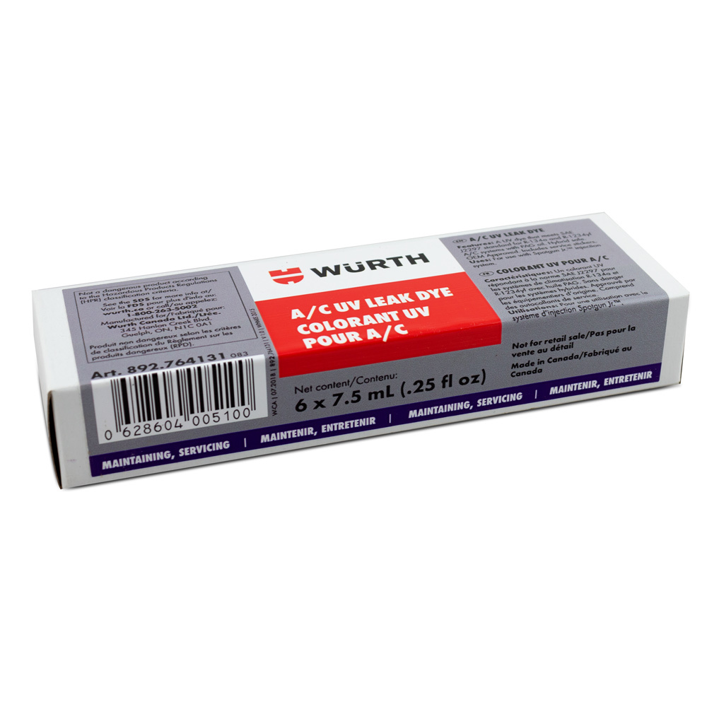 Quick Shot A/C Dye 1/4 Oz | Wurth USA