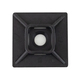 Self-Adhesive Cable Tie Mounting Pads- Black (1" x 1") | Wurth USA
