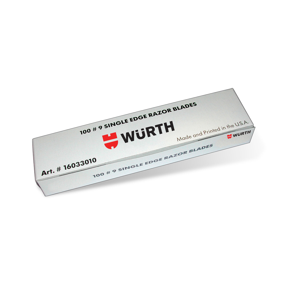 Razor Blades Grade 9 - 100 Pack | Wurth USA