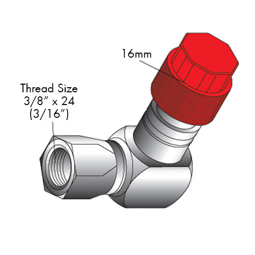 Elbow 16M 3/16 R134 Adapter | Wurth USA