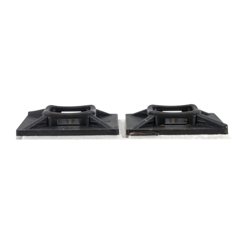 Self-Adhesive Cable Tie Mounting Pads- Black (1" x 1") | Wurth USA