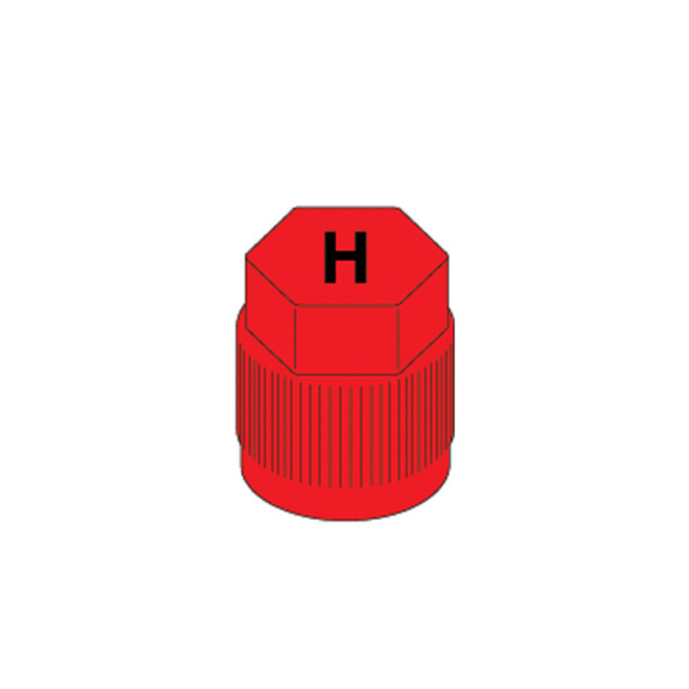 R134A Valve Cap Red M10X1.25 High Side Quick | Wurth USA