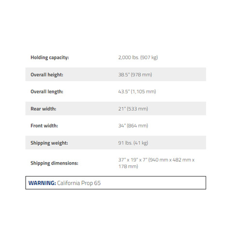 RES-1TF / 2,000lb Capacity Folding Engine Stand | Shop Supplies and ...