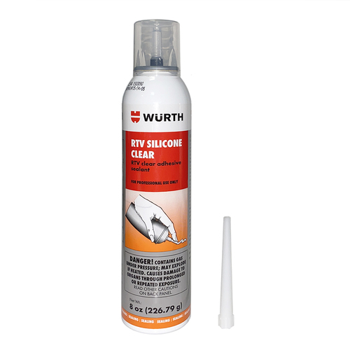 RTV Silicone Clear 8oz (226g) | Wurth USA