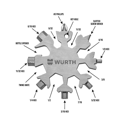Snowflake Multi-Tool | Promotional | Wurth USA