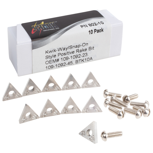Positive Rake Bit With 3 Cutting Edges 3/8" kwik Way #108-0005-04 ...