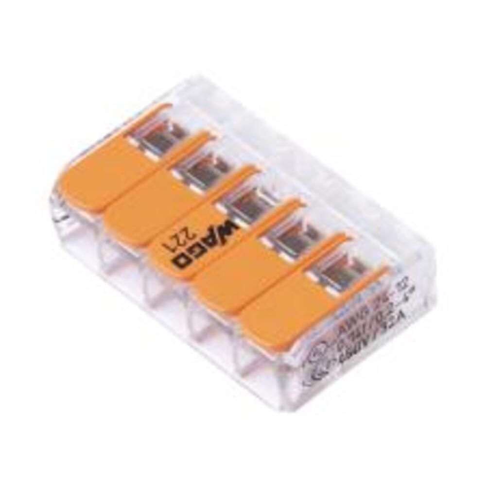 WAGO 5 Connector Lever Nut 221 Series | Specialty Connectors ...