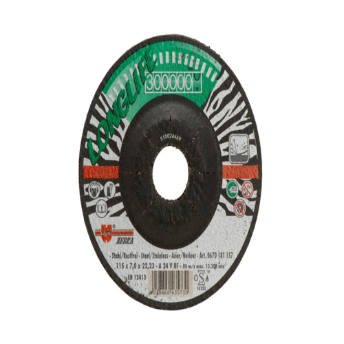 SPEED Blue Grinding Wheel - 4-1/2 Inch x 1/4 Inch (7/8 Inch Arbor ...