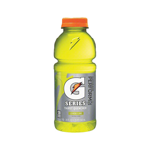 G-Series Perform 02 Thirst Quencher Lemon-Lime, 20 oz Bottle, 24/Carton ...