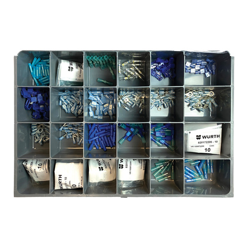 Blue Connector Assortment-430 Pieces | Wurth USA