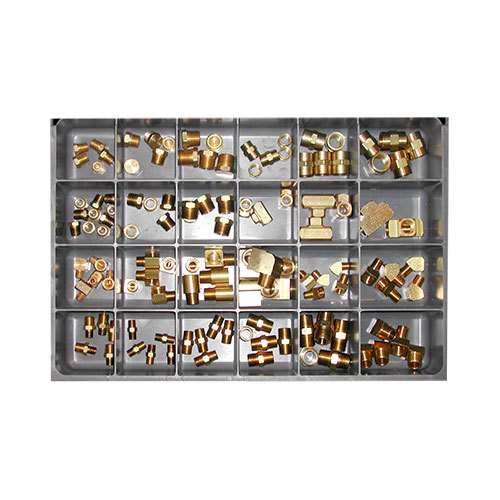 Brass Pipe Fitting Assortment 118 Pc | Wurth USA