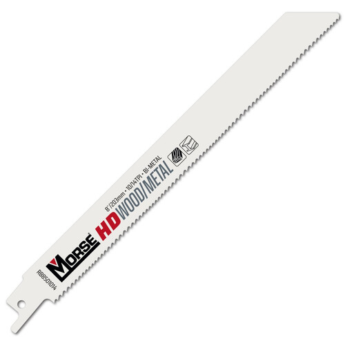 Heavy-Duty Reciprocating Saw Blade 8" - 10-14 Teeth Per Inch (5 ...