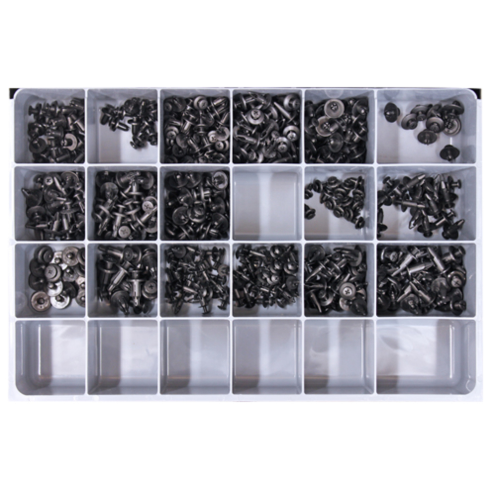 Screw Type Retainer Asst 430pc | Wurth USA