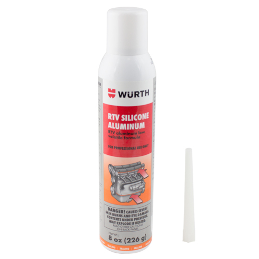 RTV Silicone Aluminum 8 Oz | Wurth USA