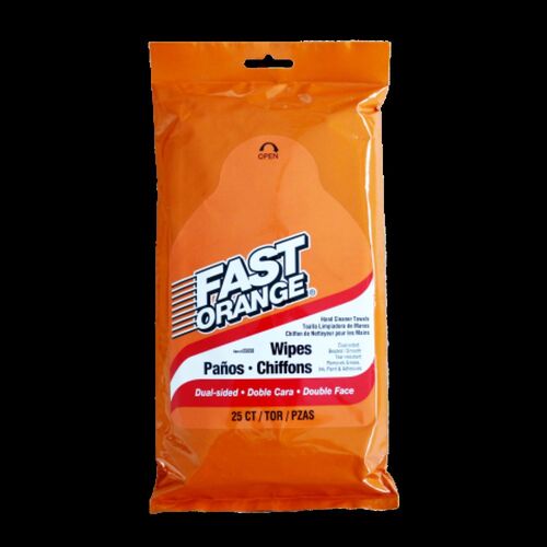 Permatex Fast Orange Hand Cleaner Wipes, 25 Count | Wurth USA