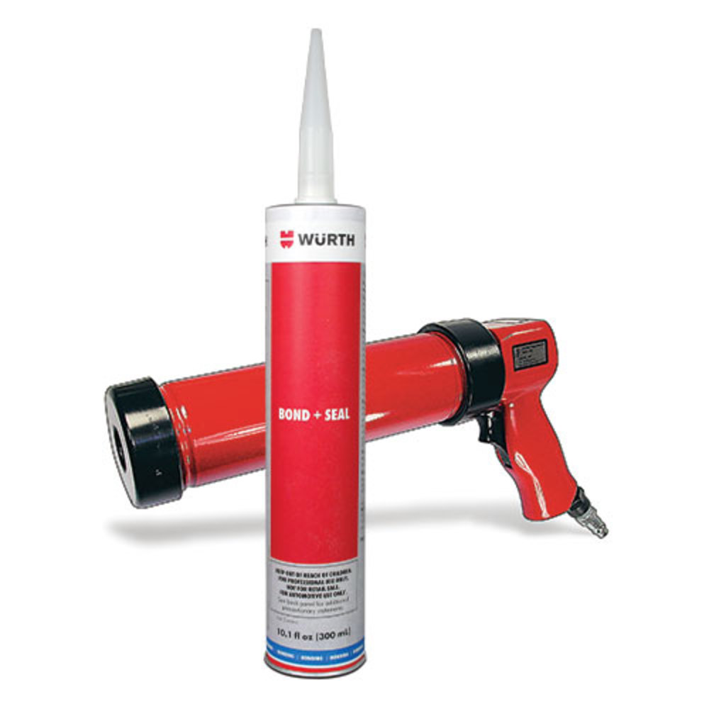 Adhesiveflex Grey with Pneumatic Caulk Gun | Wurth USA